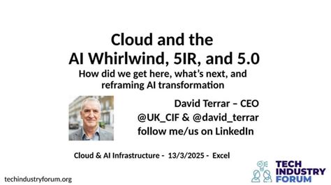 Cloud And The Ai Whirlwind Trends Industrial Revolutions How Did We Get Here Whats Next And