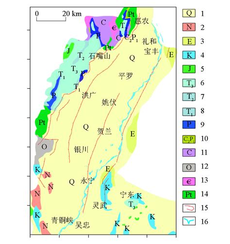 根据重力资料定性与定量解释银川平原断裂体系