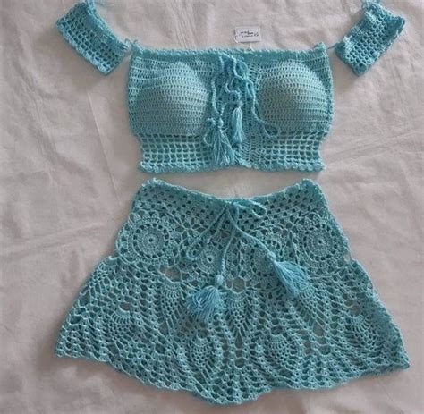 Conjunto Feminino De Crochê Elo7 Produtos Especiais