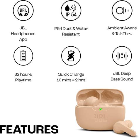 Jbl By Harman Wave Beam Beige Jbl Qulaql Qlar Irshad Az