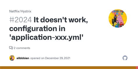 It Doesn T Work Configuration In Application Xxx Yml Issue 2024 Netflix Hystrix GitHub