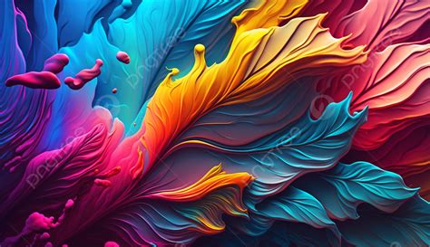 Feather Texture Fantasy Decorative Pattern Background Color Feather