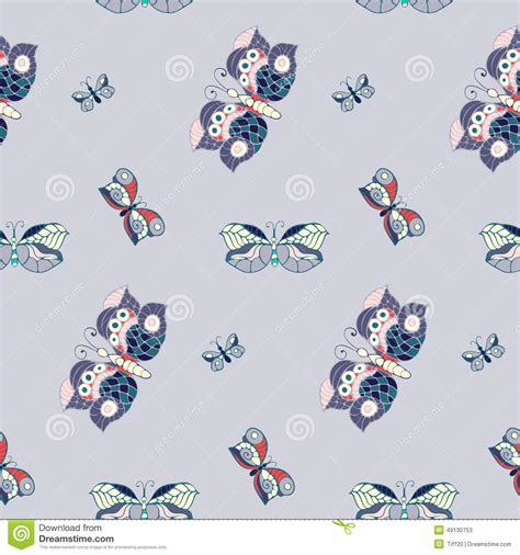 Butterflies Stock Vector Illustration Of Flying Seamless 49130753