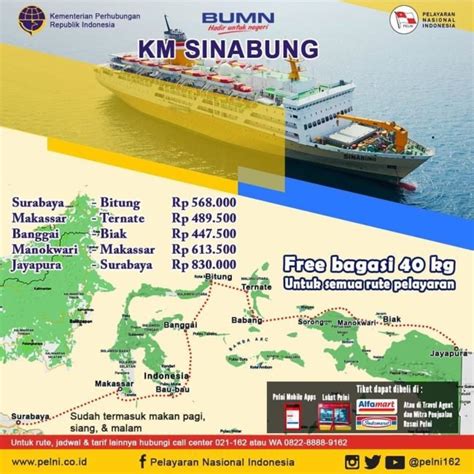 Jadwal Kapal Sinabung Bulan Agustus Dan Harga Tiketnya KATA OMED