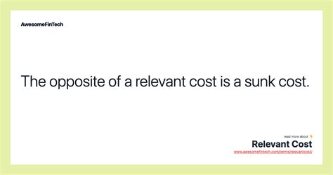 Relevant Cost Awesomefintech Blog