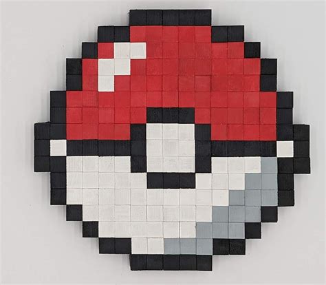 Pokeball Pixel Art Rocky River Hills