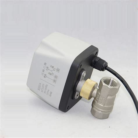 Buy Electromagnetic Valve 12 34 1 Electric Ball Valve Three Wires Two Point Control