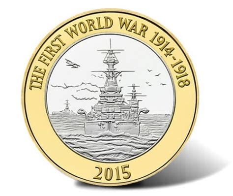 영국 세계1차대전 영국 해군 100주년 기념 주화 발행