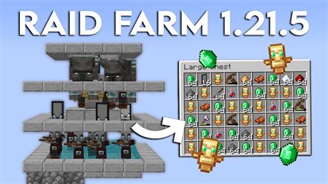 MINECRAFT EASY RAID FARM 1.21.8 TUTORIAL - YouTube
