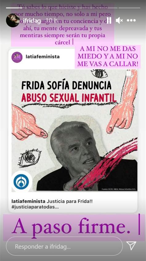 Tú Sabes Lo Que Hiciste” Frida Sofía Dirigió Mensaje Hacia Enrique