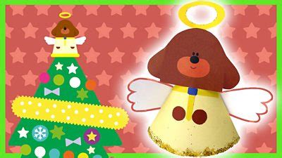 Fun DIY Hey Duggee Christmas card ideas for kids CBeebies 大象传媒