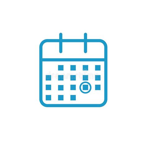 Van Het Tijdbeheer En Programma Pictogram Voor Aanstaande Gebeurtenis