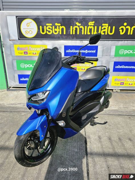 มอเตอร์ไซค์มือสอง ฟรีดาวน์ 0 บาท All New N Max 155 สีน้ำเงิน ไมล์ 12