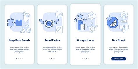 Brand Consolidation Light Blue Onboarding Mobile App Screen