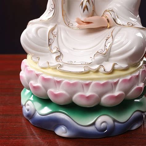 Meditating Buddha Statue Figurine Sculpture Ceramic Buddha Statue Home