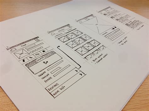 Couple Of Rough Sketches For A New Section On Defind Ios App Created