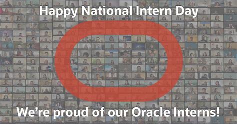 Courtney Defeo On Linkedin Nationalinternday Oracle Oracleinterns