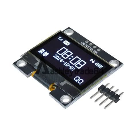 Bianco Lcd Oled 4 Pin Modulo Display Iic I2c Interfaccia 128x64 33 Cm Eur 470 Picclick It