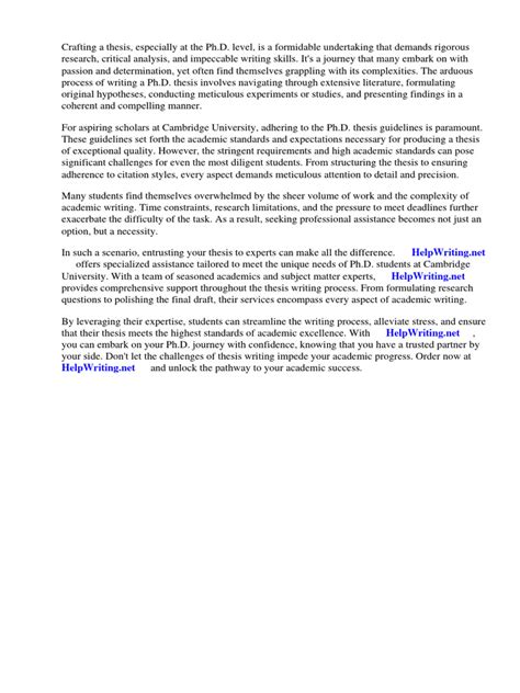 Phd Thesis Guidelines Cambridge Pdf Thesis Doctor Of Philosophy