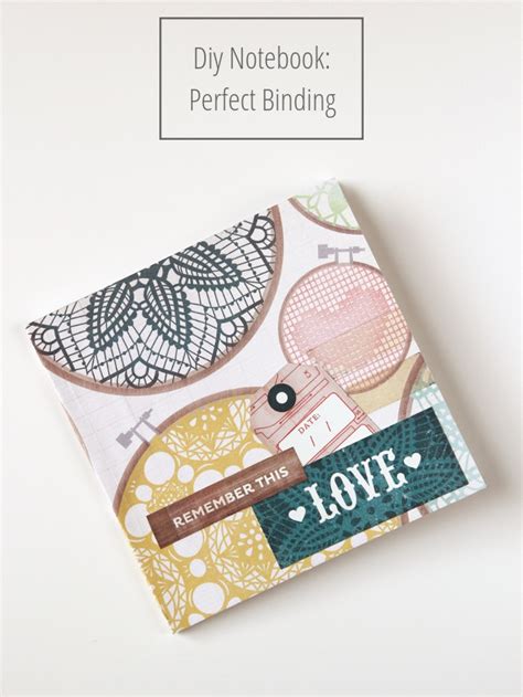 Diy Notebook Perfect Binding Gathering Beauty