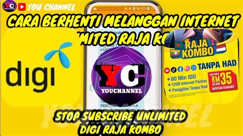 Cara Henti Langgan Internet Unlimited Digi Tutorial Youtube