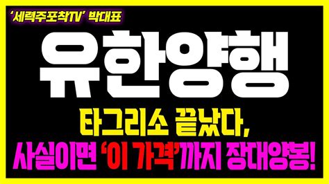 유한양행 초거대세력 9월 추가 매집 플랜 공개 충격적 매수 이유 공개유한양행 Fda 렉라자 오스코텍 비소세포폐암 존슨앤드존슨 마일스톤 파이프라인