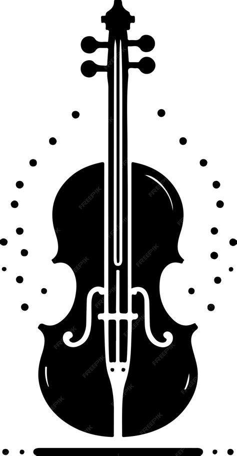 Premium Vector Violin Vector Art Icon Clipart Symbol Silhouette 6