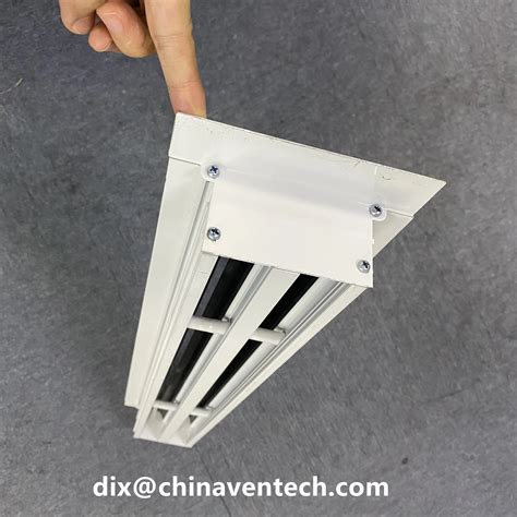 Hvac Aluminium Alloy Popular Plenum Box Linear Slot Diffuser Air Grille