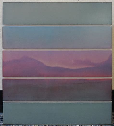 Lot Mark Dassoulas American B 1955 Earthen Wind 2001 Oil On Constructed Panel 19 X 17