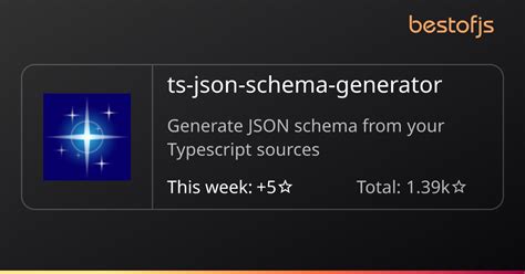 Best Of Js • Ts Json Schema Generator