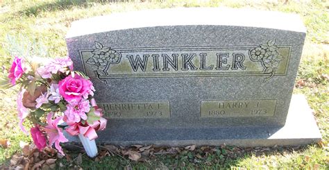 Henrietta Emma Jettie” Michel Winkler 1890 1973 Mémorial Find A Grave