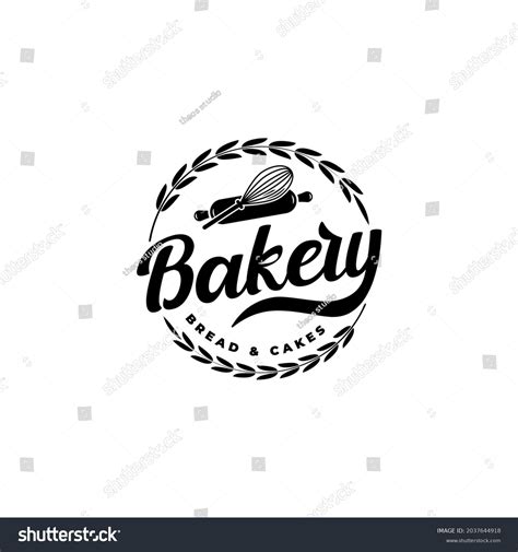 라벨 엠블럼 배지 베이커리 로고 디자인 스톡 벡터로열티 프리 2037644918 Shutterstock
