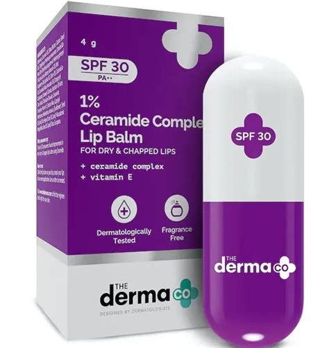 The Derma Co 1 Ceramide Lip Balm Ingredients Explained