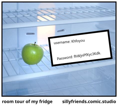 Room Tour Of My Fridge Comic Studio