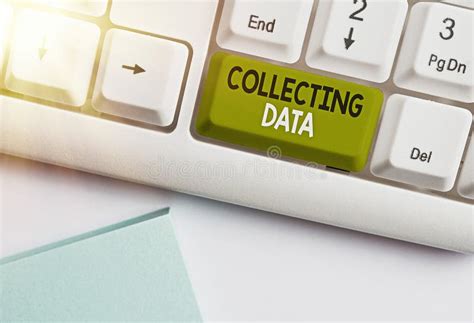 Text Sign Showing Collecting Data Conceptual Photo Gathering And
