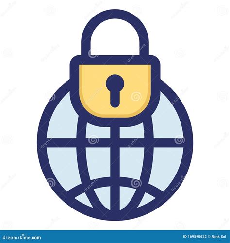 Internet Protection Isolated Vector Icon Which Can Easily Modify Or Edit Stock Vector