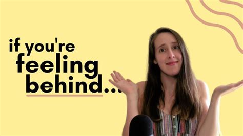 When You Feel Like Youre Falling Behind — Shelby Leigh