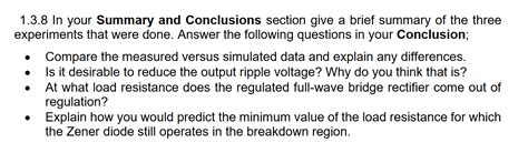 Solved We Are Doing A Full Wave Bridge Rectifier Experiment Chegg