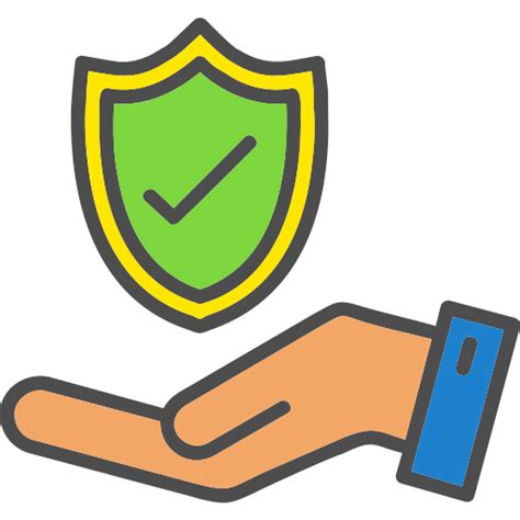 Best Care Hand Insurance Protect Protection Shield Icon
