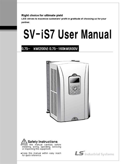 Sv Is7 Manual Eng Pdf Power Inverter Electrical Wiring