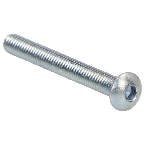 Śruba Iso 7380 1 M8x60 Stal 10 9 Ocynk Biały Trwały Element Złączny Ebmia Pl