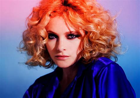 Hd Wallpaper Alison Goldfrapp Curly Hair Looking At Viewer Redhead