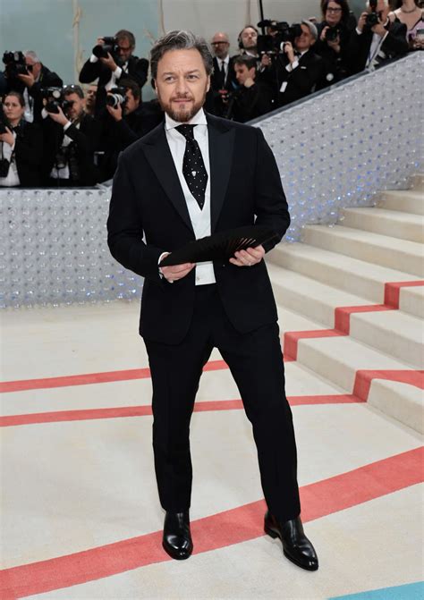 Dunhill Harris Dickinson And James Mcavoy In Custom Dunhill At Met