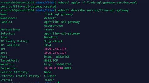 Flink Sql Gateway提交任务到flink On K8s集群 从大数据到人工智能