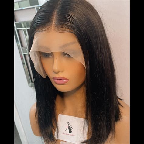 Lace Front Bob Brazilian Brazilian Human Hair Wig Depop