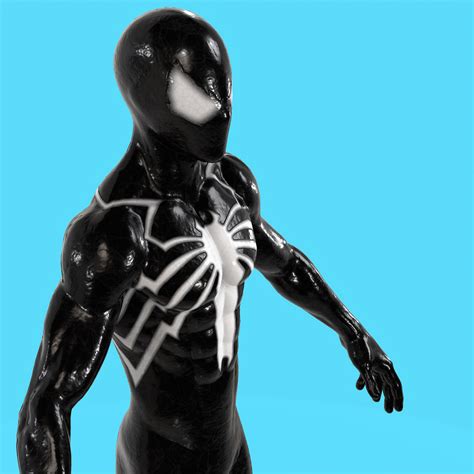 3D model Marvel Spider-Man 2 Symbiote Suit VR / AR / low-poly | CGTrader