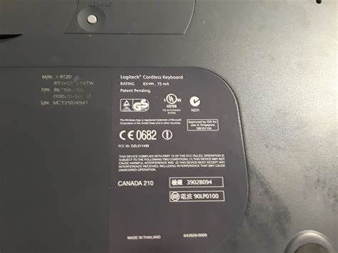 Logitech Cordless Keyboard Y Rj20 Keyboards And Keypads