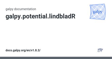 Galpy Potential LindbladR Galpy V1 8 3 Documentation