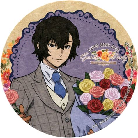 駿河屋 太宰治等身 オリジナルコースター 「文豪ストレイドッグス×sweets Paradise 第3弾」 コラボメニュー注文特典