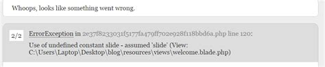 Javascript Im Trying To Put An Angular Slider In A Laravel Project